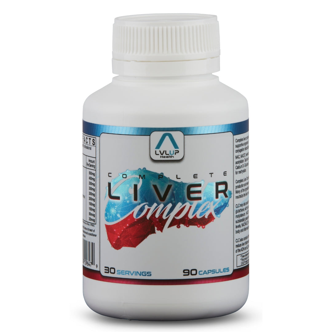 Complete Liver Complex - LVLUP Health - Phase 2 Detox Product - NAC ...